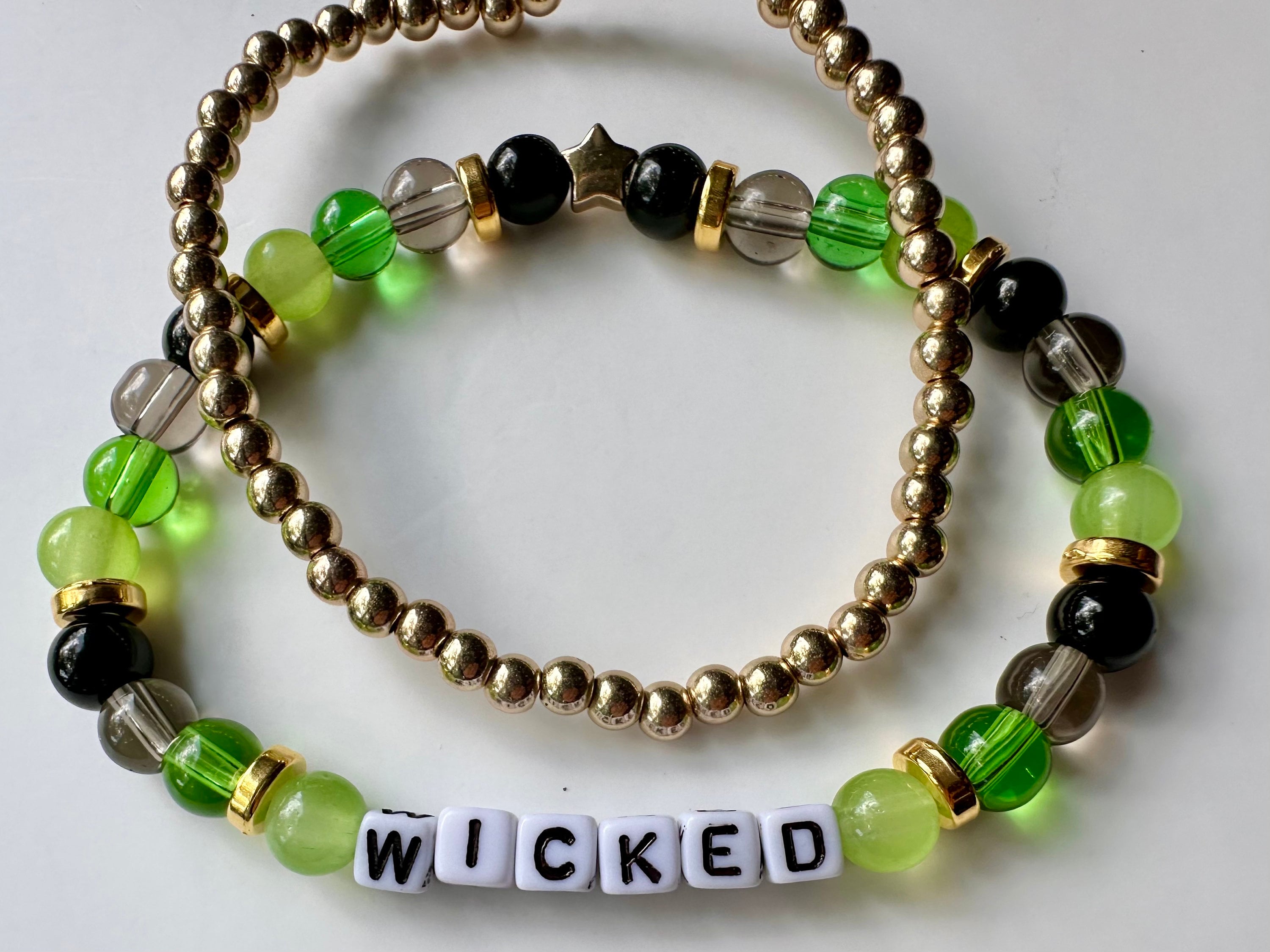 WICKED Bracelet FREE Gold Mini Stacker - Etsy