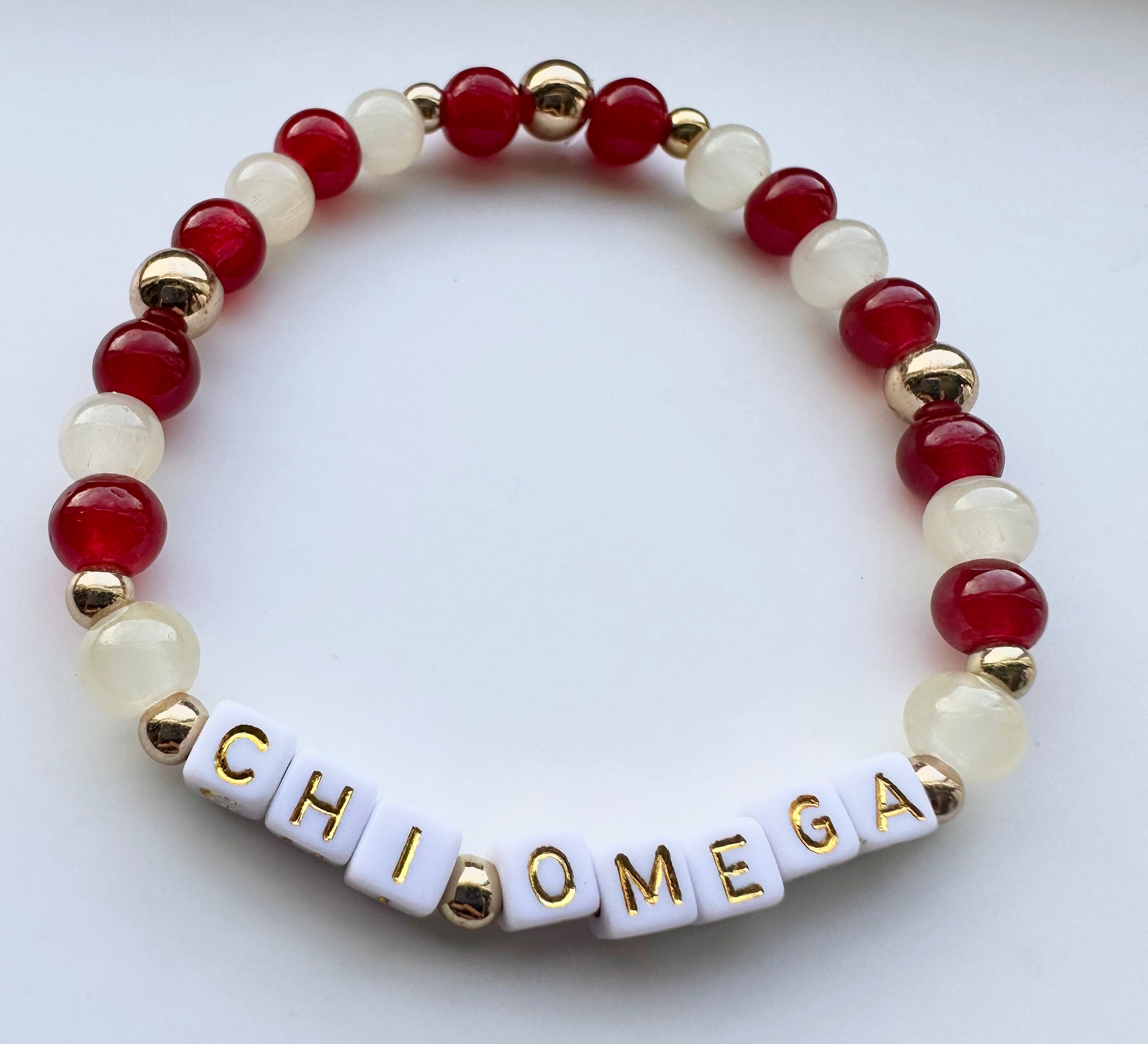 Chi Omega Stack in Straw - Etsy