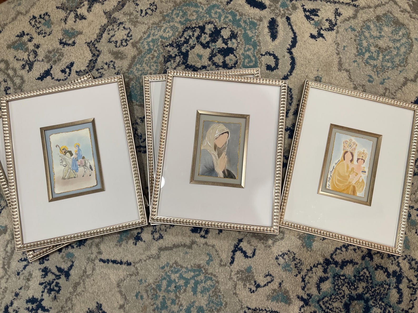 Watercolor Prints Hand Embellished - Etsy