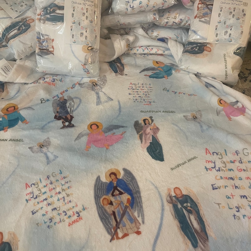 St Michael Blanket - Etsy