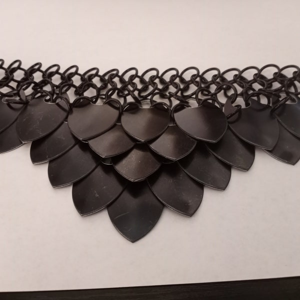 Scale Mail Necklace - Etsy
