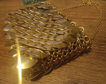 Gold Scale Mail - Etsy