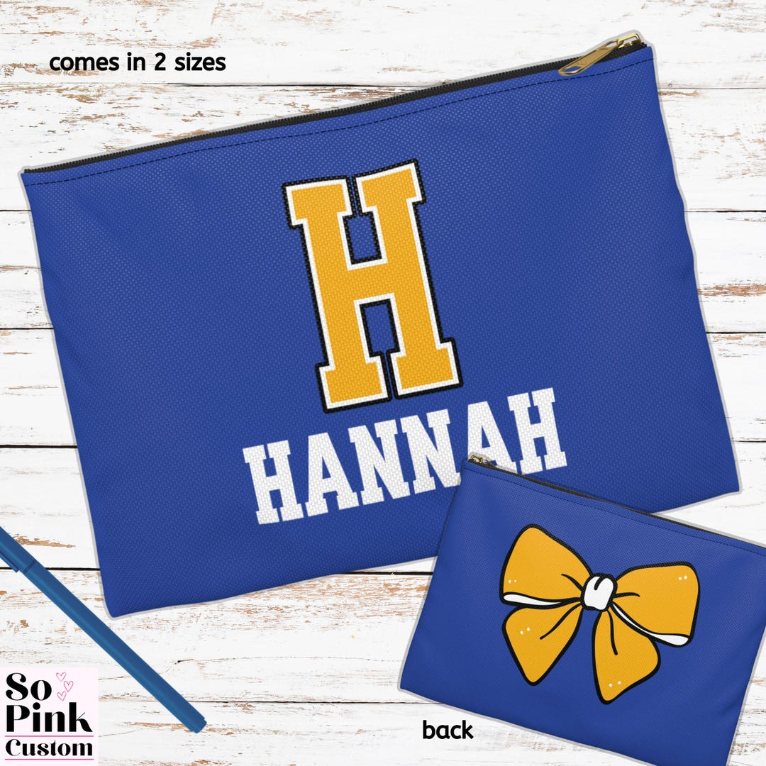 Custom Cheer Bag With Name Initial, Personalized Cheerleading Bag ...