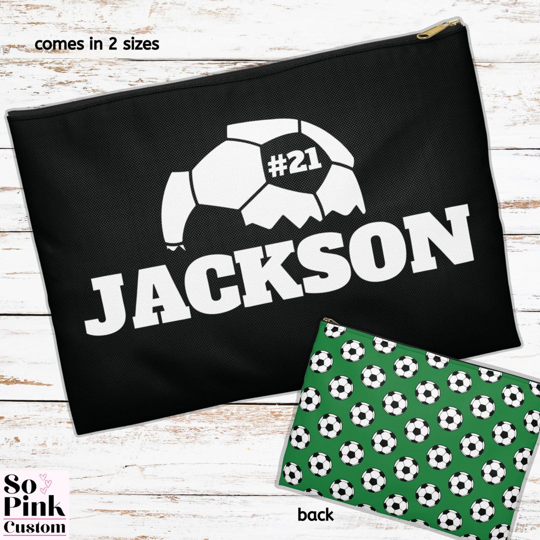 Custom Soccer Bag With Name and Number, Back to School Soccer Gifts for ...