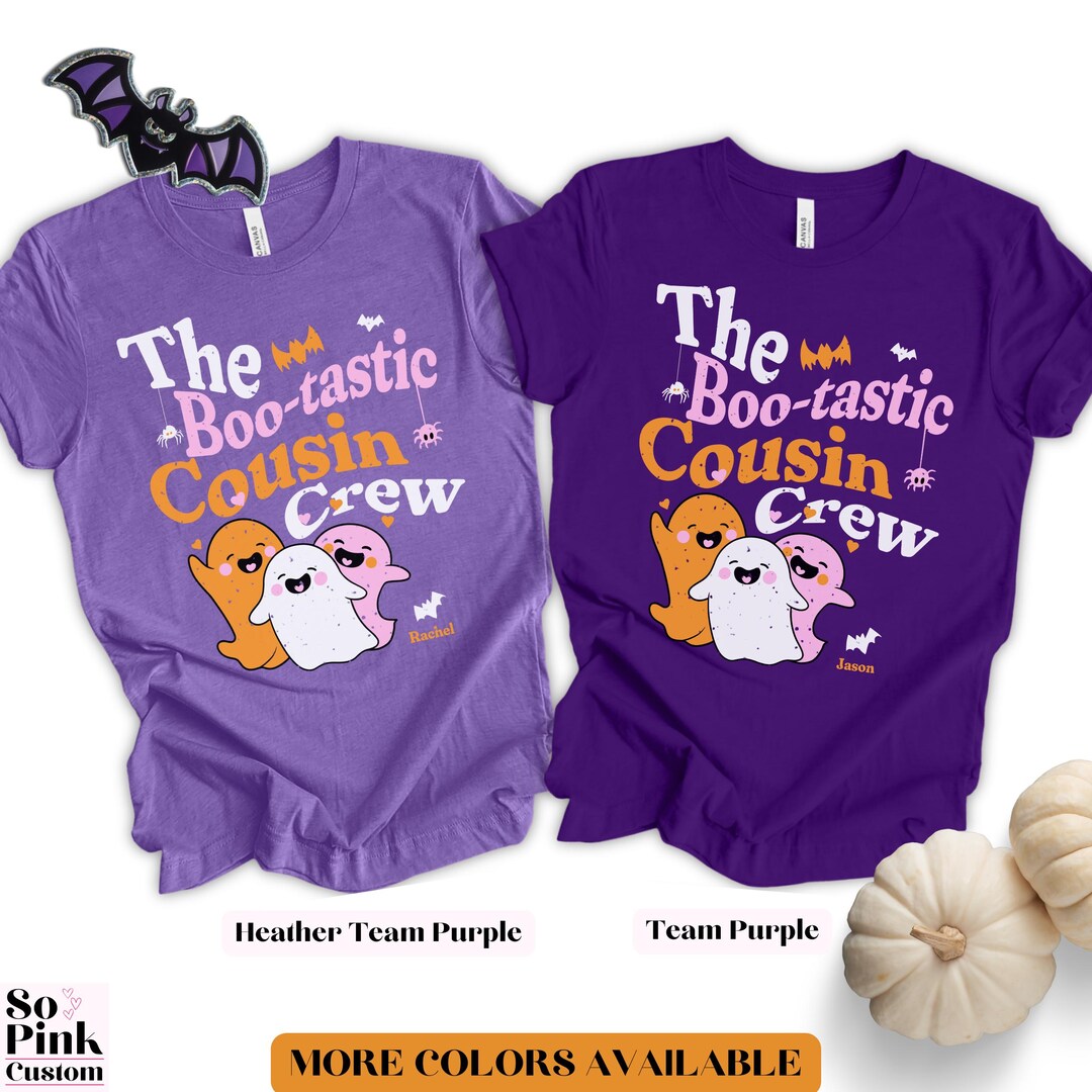Personalized Cousin Crew Halloween Shirts, Custom Cousin Crew Shirts ...