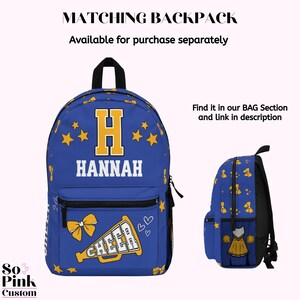 Custom Cheer Bag With Name Initial, Personalized Cheerleading Bag ...