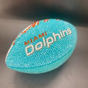 Custom Bling Football - Rhinestone Decorated Sports Ball - Personalized ...