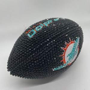 Custom Bling Football - Rhinestone Decorated Sports Ball - Personalized ...