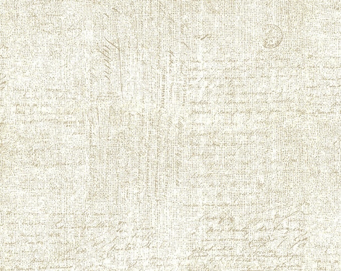 Cream Handwriting Script Texture From Love Letter by TT Fabrics ...