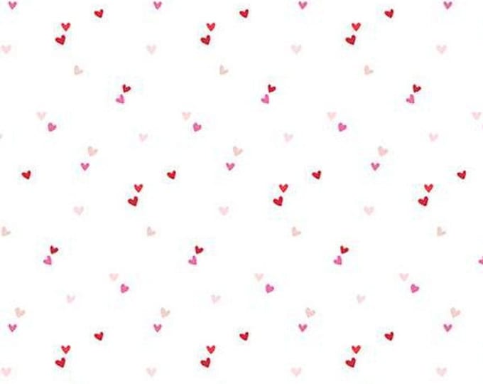 Mini Hearts Quilt Cotton Fabric From Seasonal Basics by Christopher ...