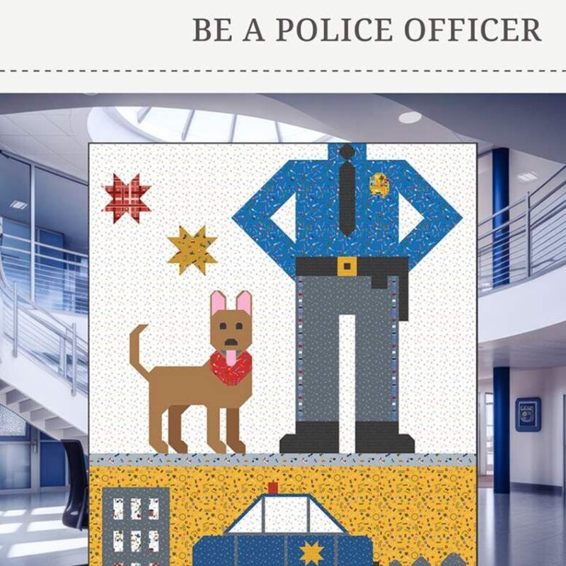 Police Officer Quilt - Etsy