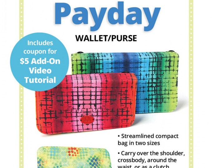 Payday Wallet Purse Compact Bag Pattern by Annie - #PBA302 - Printed ...
