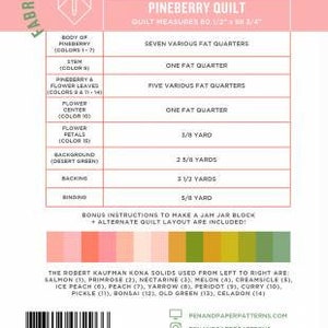 Pineberry Quilt Pattern by Pen + Paper Patterns - PPP34 - Traditionally ...