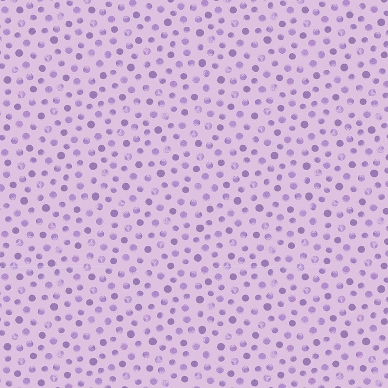 Orchid Purple Tonal Dots Cotton Fabric - Susybee for Clothworks # ...