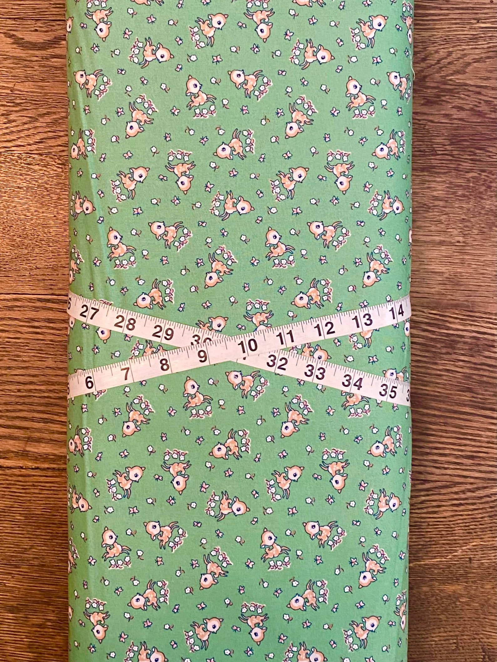 Frolic in the Meadow Green Apple Quilt Cotton Fabric From Everything ...