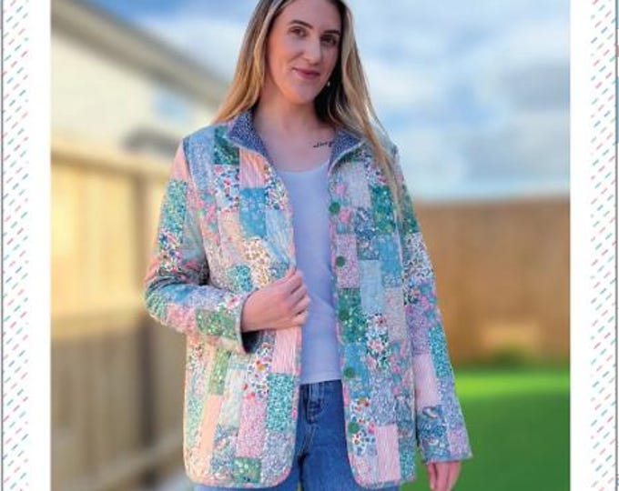 Laura Quilted Jacket Pattern by Melly & Me #MM188 - Printed Paper ...