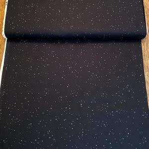 Jet Black Metallic Flurries Quilt Cotton Fabric From Shiny Objects by ...