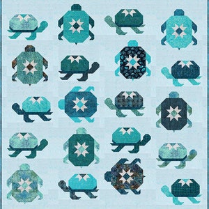 Turtle Migration Quilt Pattern by Bluebird Patterns P100-TURTLE ...