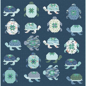 Turtle Migration Quilt Pattern by Bluebird Patterns P100-TURTLE ...