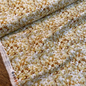 Buttered Popcorn Quilt Cotton Food Fabric From Favorite Foods by ...