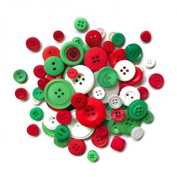 Assorted christmas buttons store