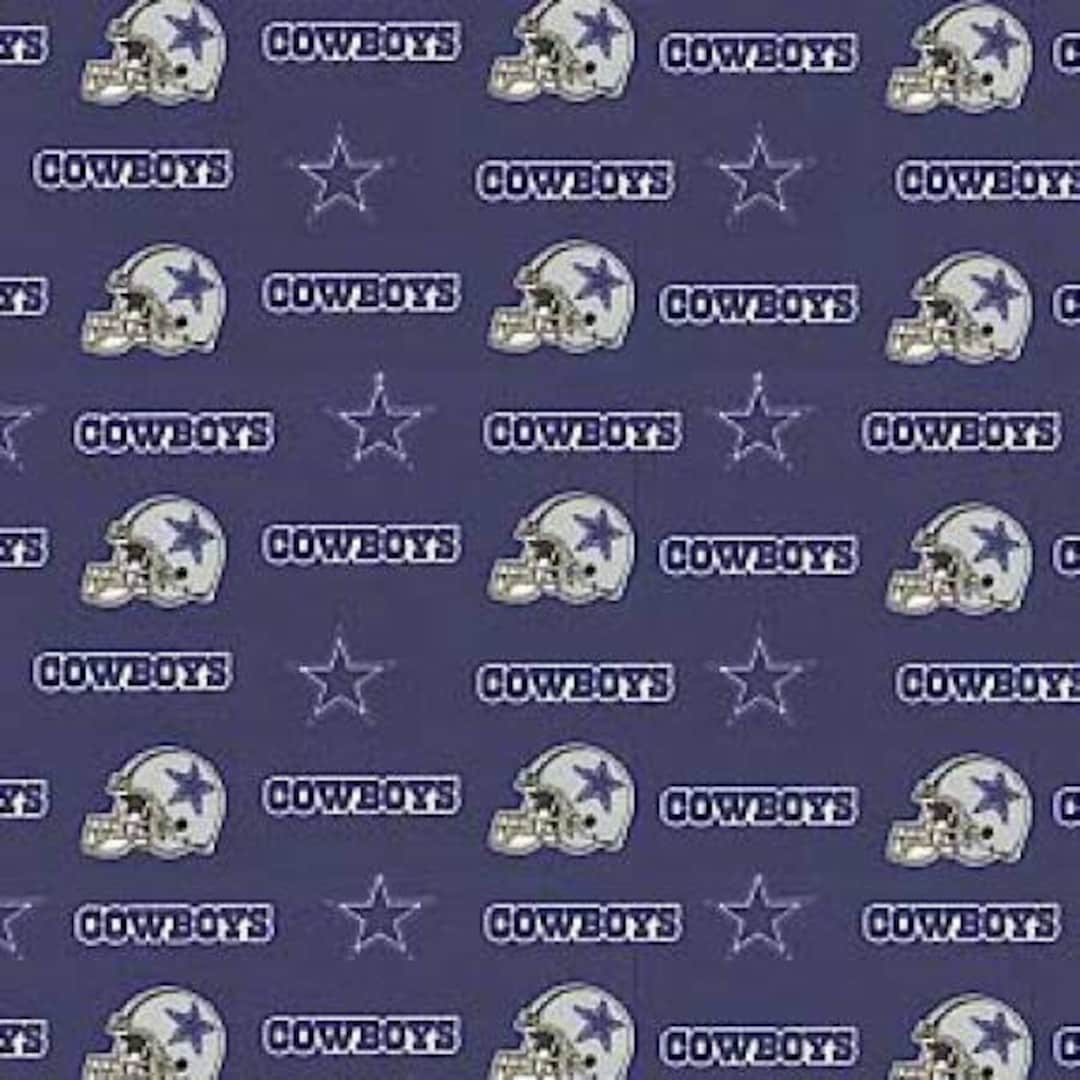 58"/60" Wide NFL Football Dallas Cowboys Sports Team 100% Cotton by ...