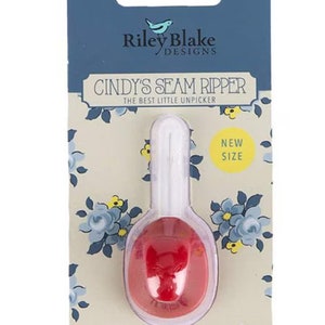 Cindy's Ergonomic Design Seam Ripper - Medium/large Red by Riley Blake ...