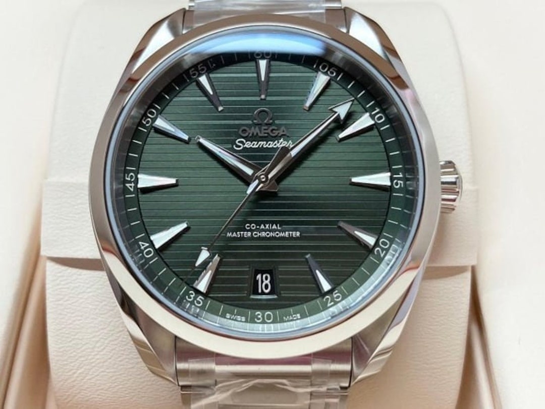 Omega Seamaster Aqua Terra Green Dial 41mm Dial Come With Box Tag ...