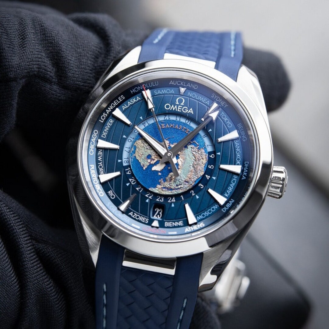 Omega Seamaster Aqua Terra 150m Co-axial Master Chronometer GMT ...