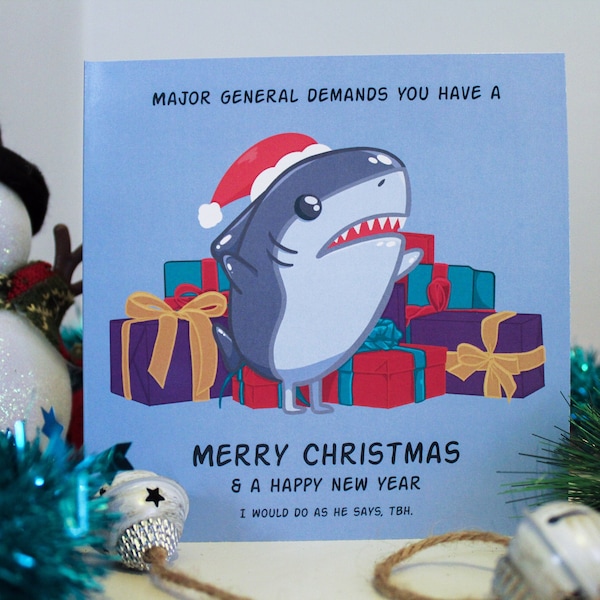 Geeky Christmas Card - Etsy