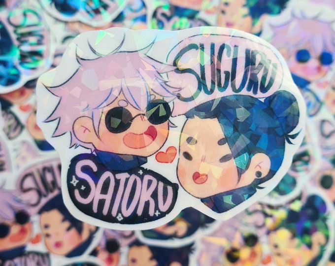 Satosugu Holo Sticker - Etsy