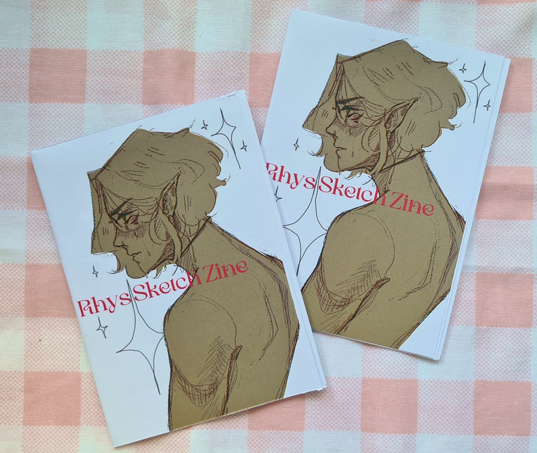 Rhys Sketch Zine - Etsy