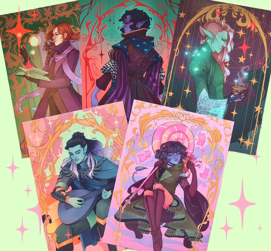 Critical Role A5 Prints - Etsy