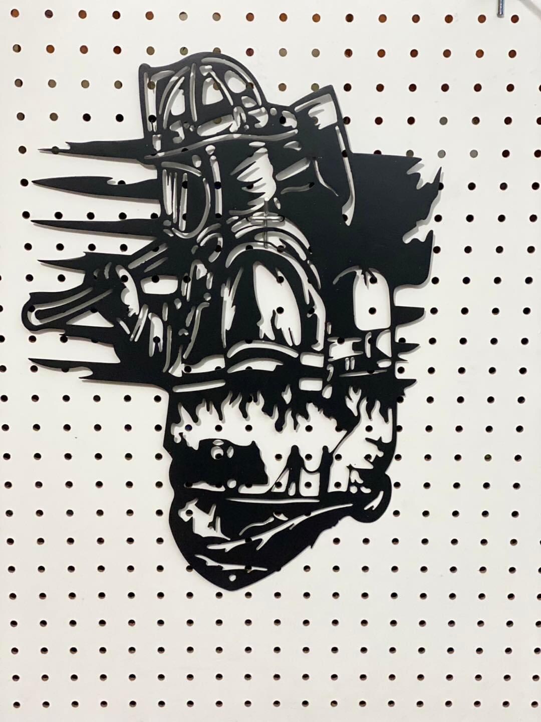 Plasma Cut “firefighter Scene” - Etsy