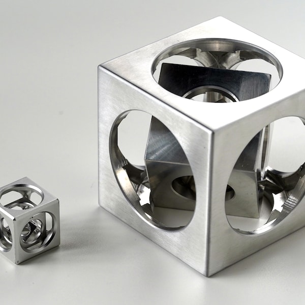 Metal Side Table Cube - Etsy UK