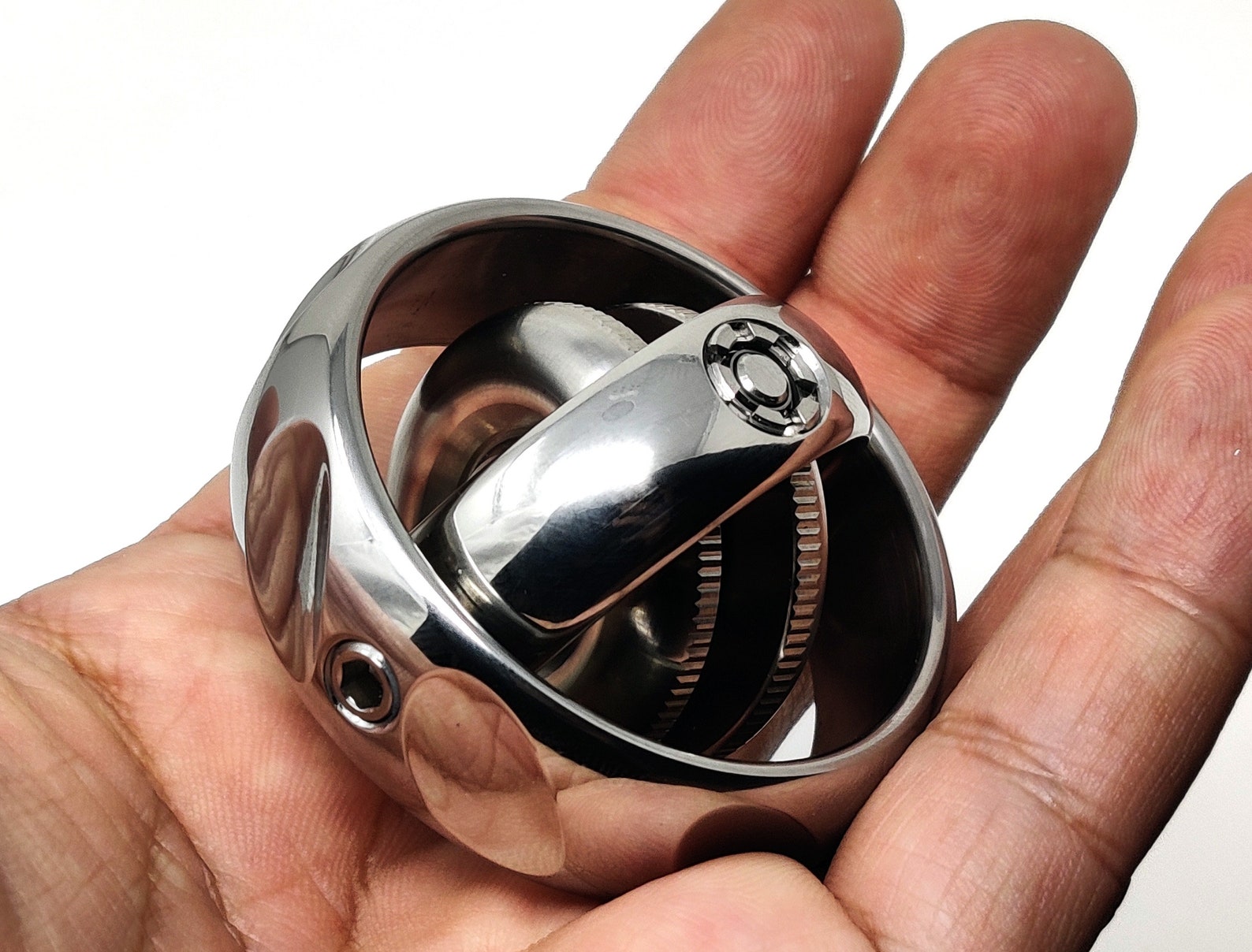 Mechforce EDC Gyroscope Stainless Steel Hand Fidget Stress - Etsy UK