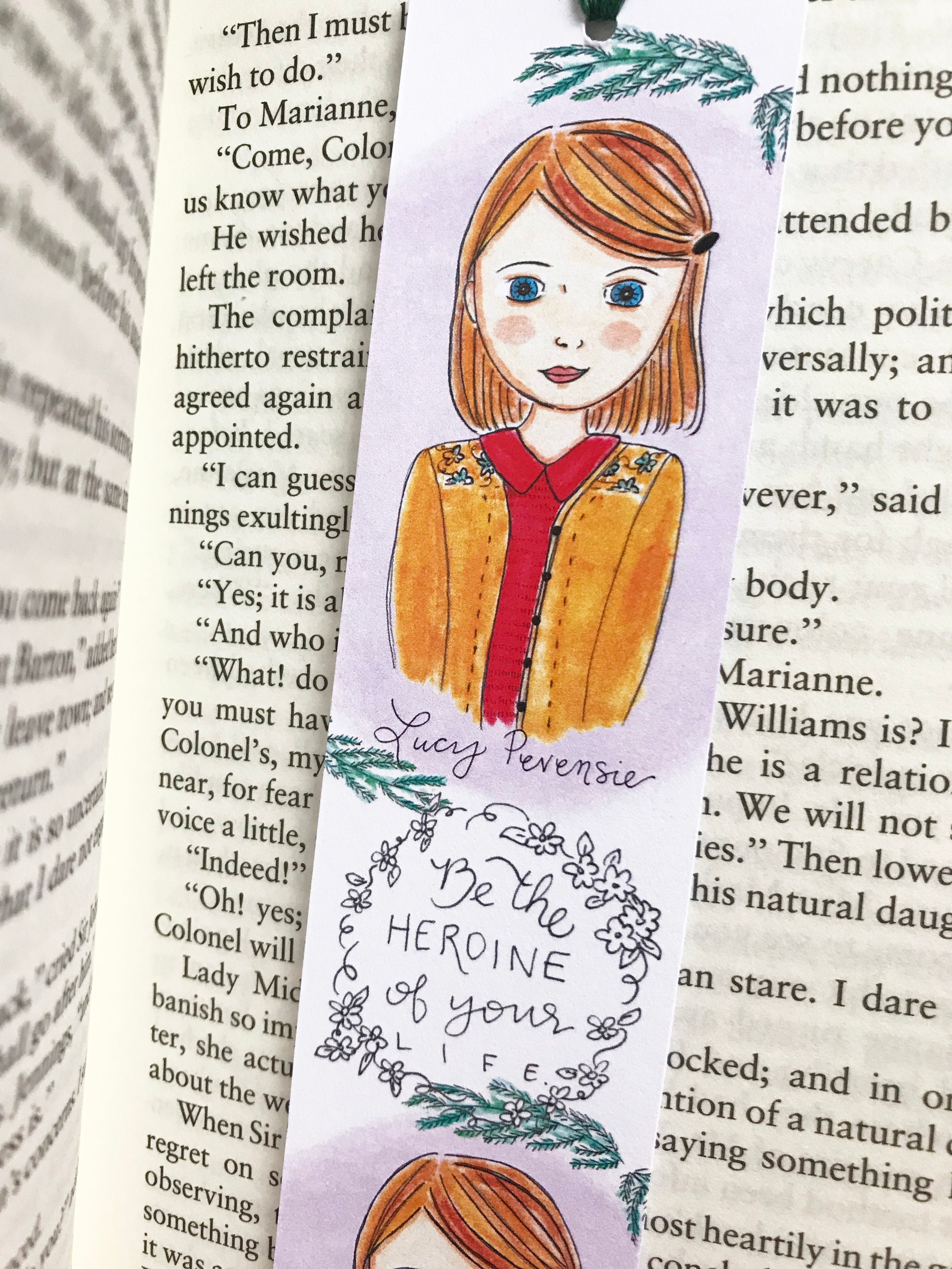 Chronicles of Narnia Bookmark Lucy Pevensie Bookmark | Etsy