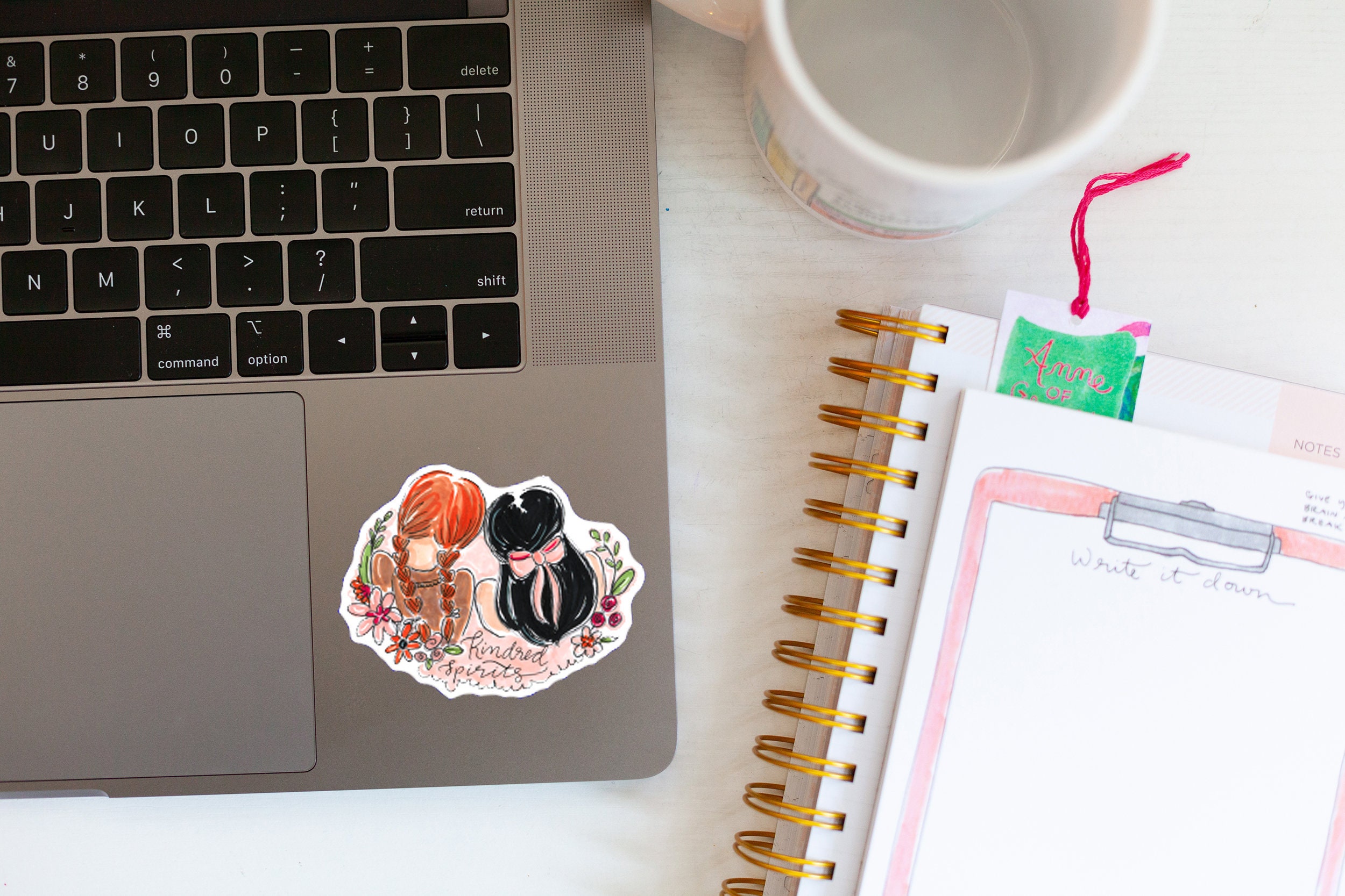 Kindred Spirits Sticker Anne and Diana Anne of Green Gables - Etsy