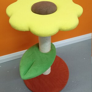 Sunflower Cat Scratching Post From Scratchycats - Etsy