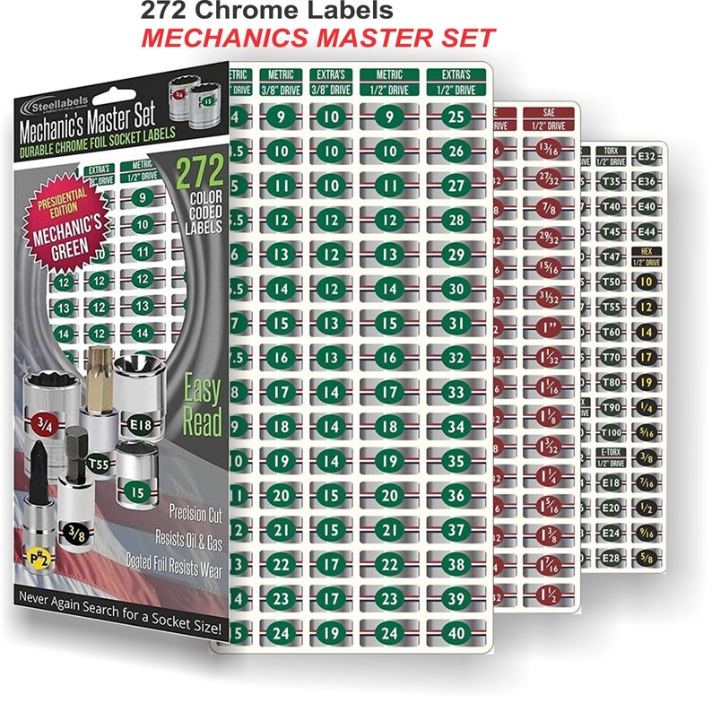 Ultimate Magnetic Toolbox Label Combo Set - Etsy