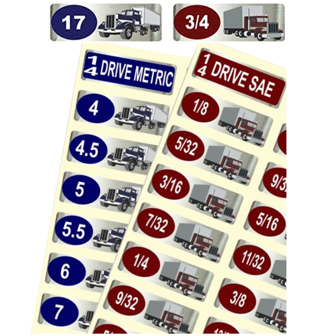 Trucker Socket Labels - Etsy