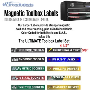 Ultimate Magnetic Toolbox Label Combo Set - Etsy