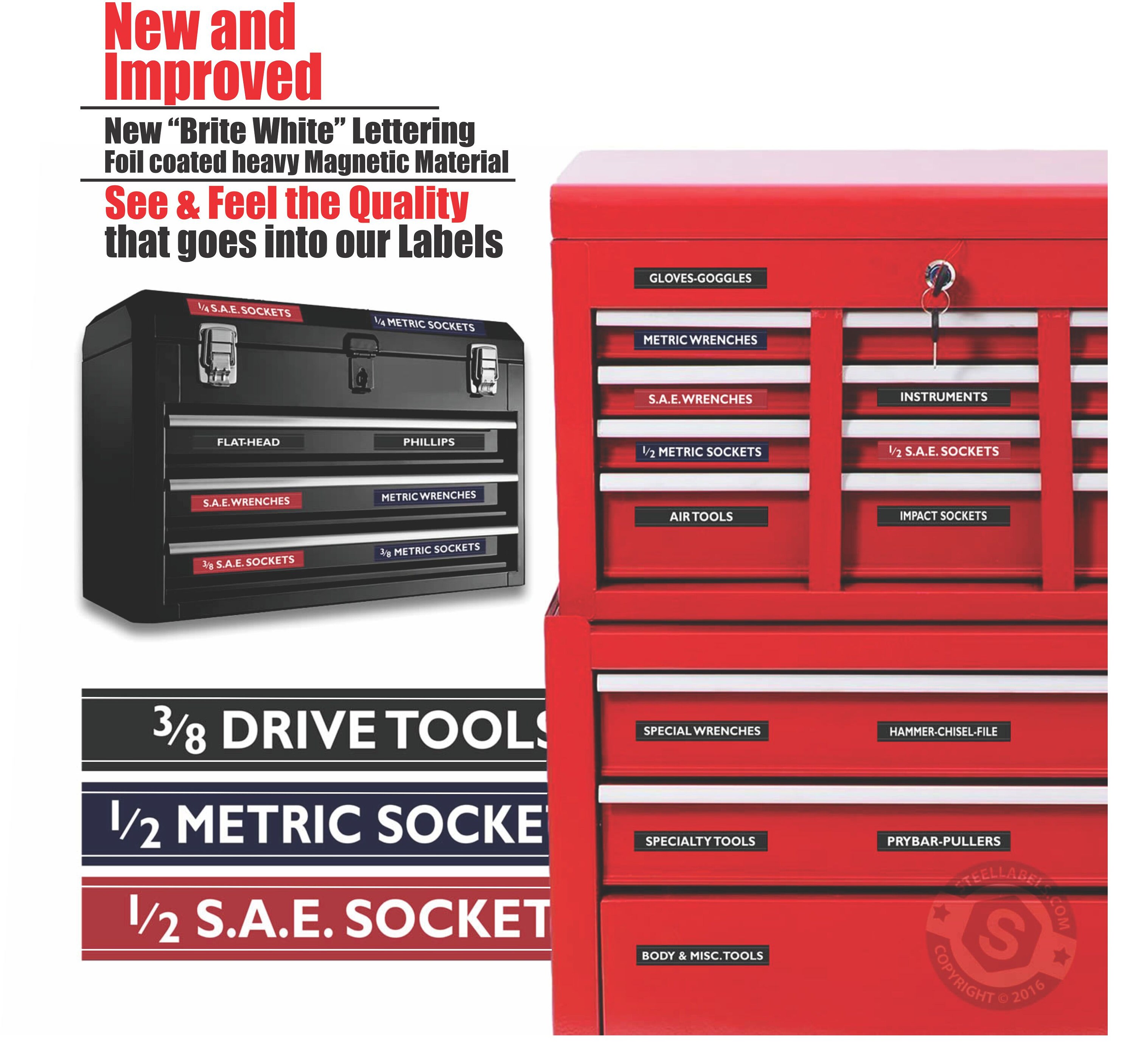 Green Adhesive Toolbox Labels - Etsy