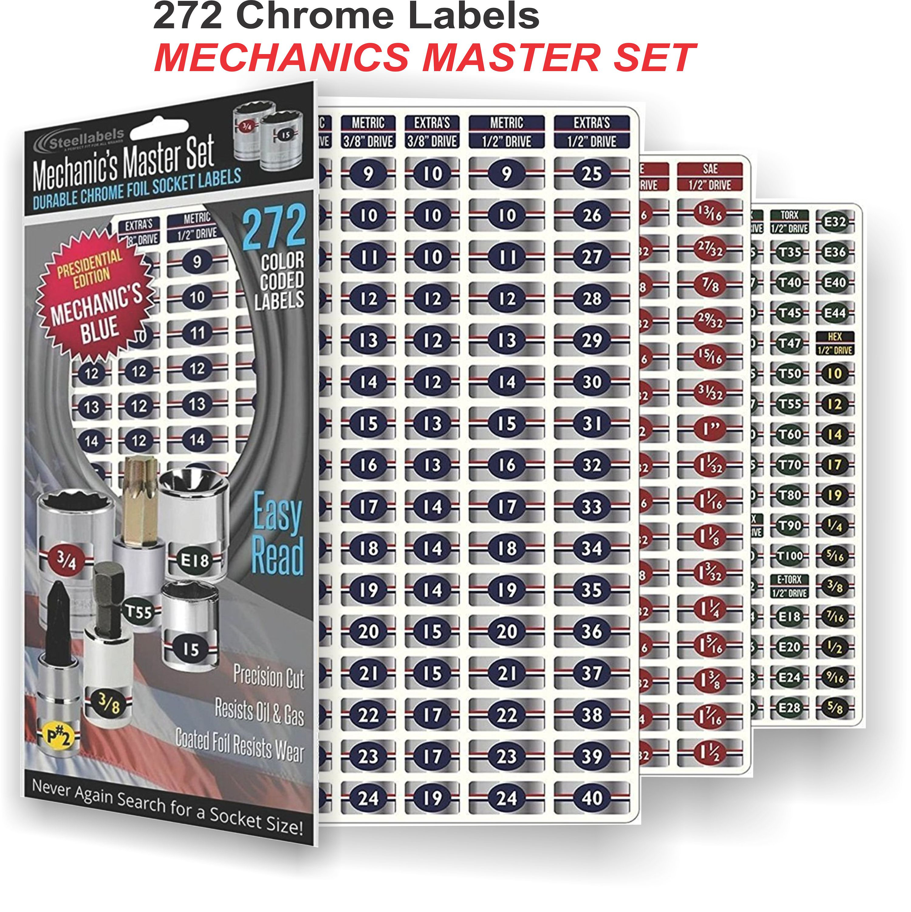 Ultimate Magnetic Toolbox Label Combo - Blue Edition - Etsy