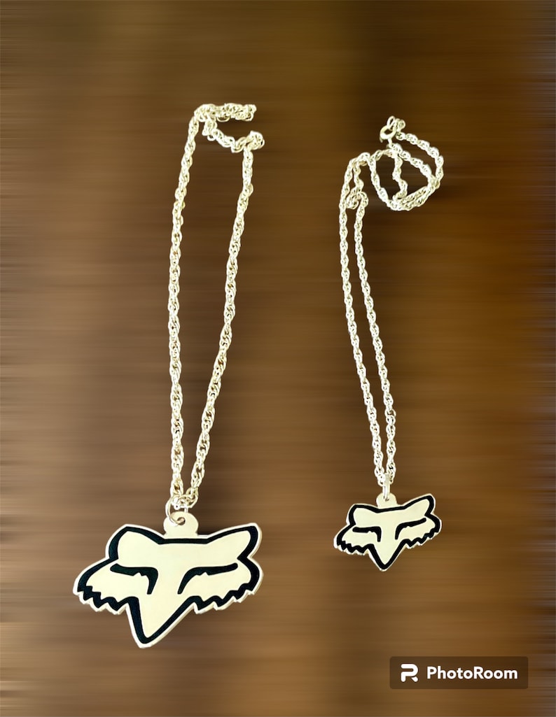 Gold Filled Fox Necklace - Etsy
