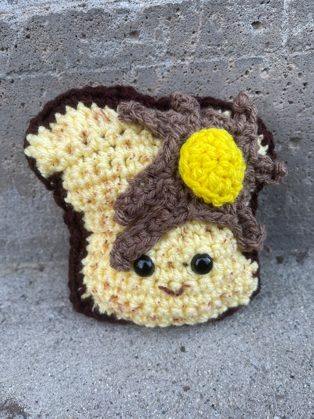 Crochet French Toast Stuffie, Kawaii Food, Pretend Play, Soft Food - Etsy