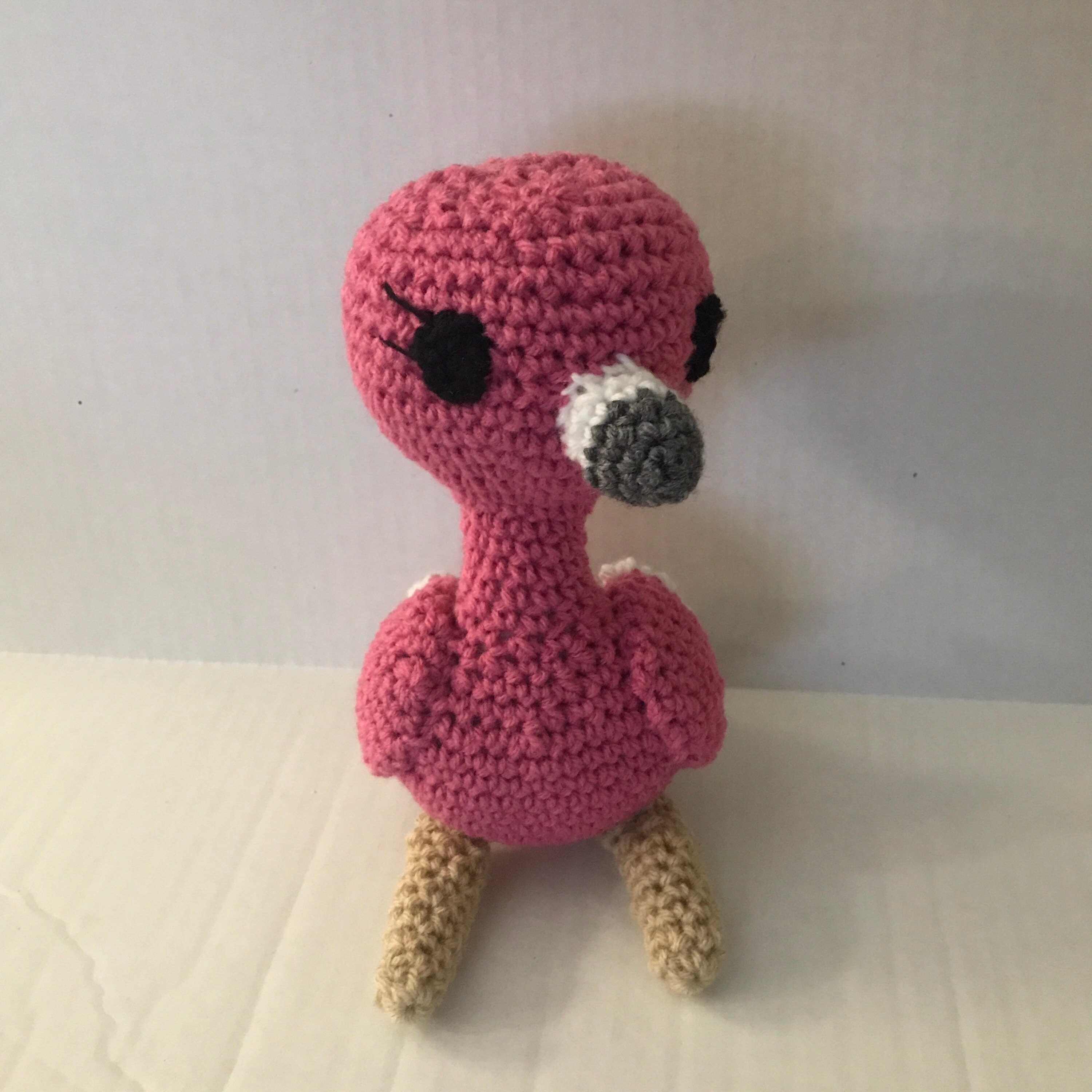 Crochet Flamingo Flamingo Stuffie Flamingo Plushie Flamingo | Etsy