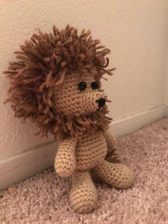 Toys Stuffed Animals & Plushies Amigurumi lion mini lion plushie/soft ...