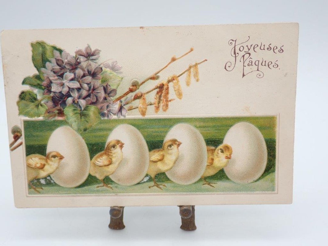 French Easter Cards Easter Greeting Old Postcard Antique - Etsy