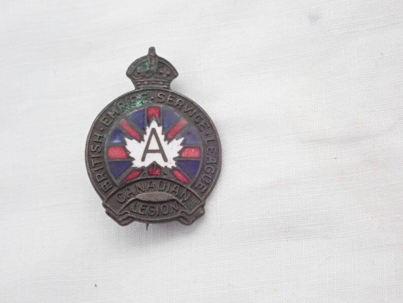 British Empire Service League Pin Enamel Pins JR Gaunt WWI - Etsy Canada
